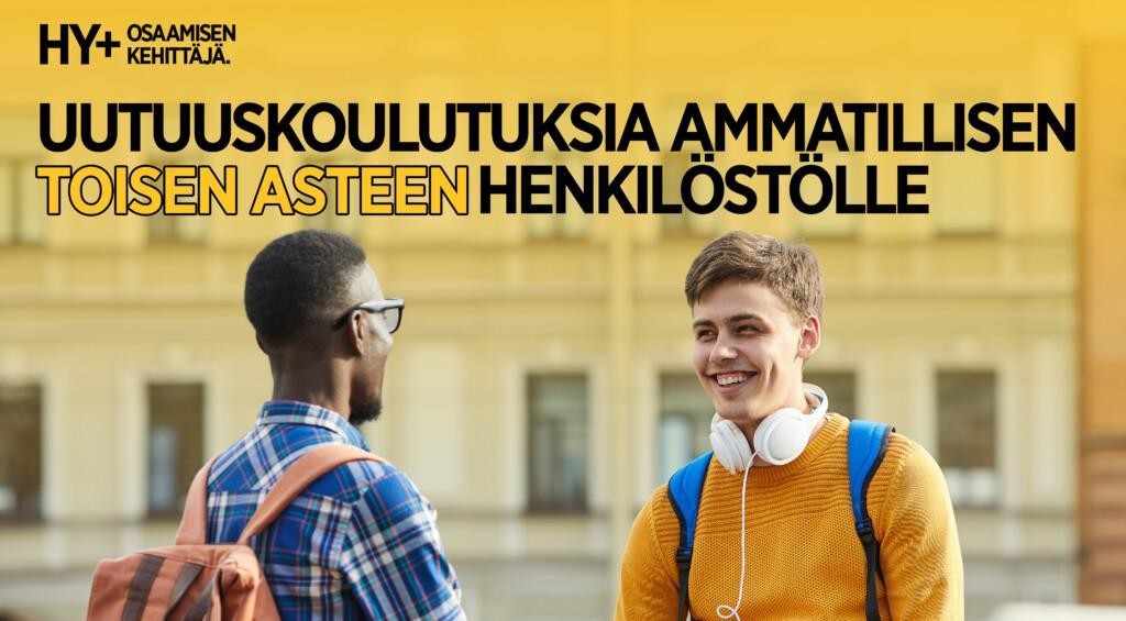 Koulutuksia ammatillisen toiseen asteen henkilöstölle | Helsingin ...